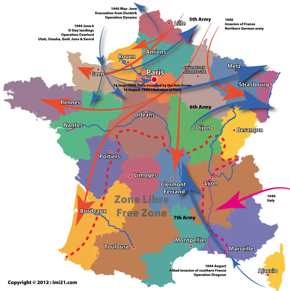 World War 2 Map World War 2 Map